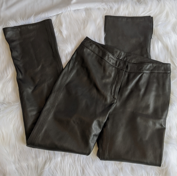 Vakko | Pants & Jumpsuits | Vintage Vakko Black Leather Pants | Poshmark